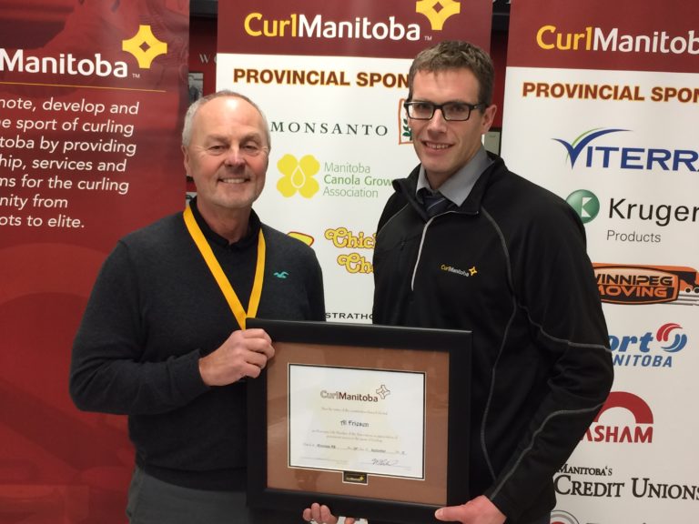 Friesen Honoured at Canola Juniors Opening Ceremony – CurlManitoba