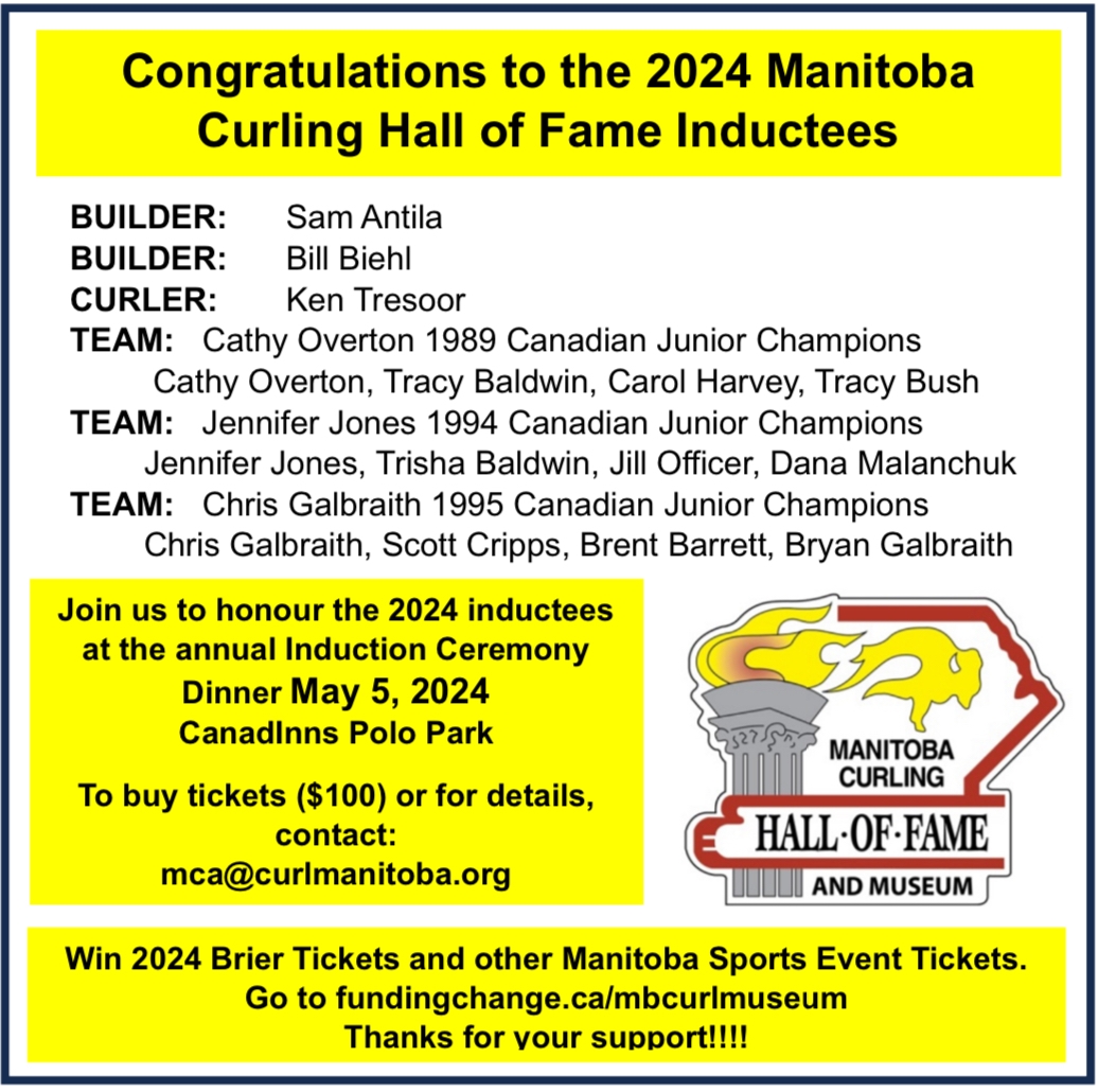 MANITOBA CURLING HALL OF FAME ANNOUNCES 2024 INDUCTEES – CurlManitoba